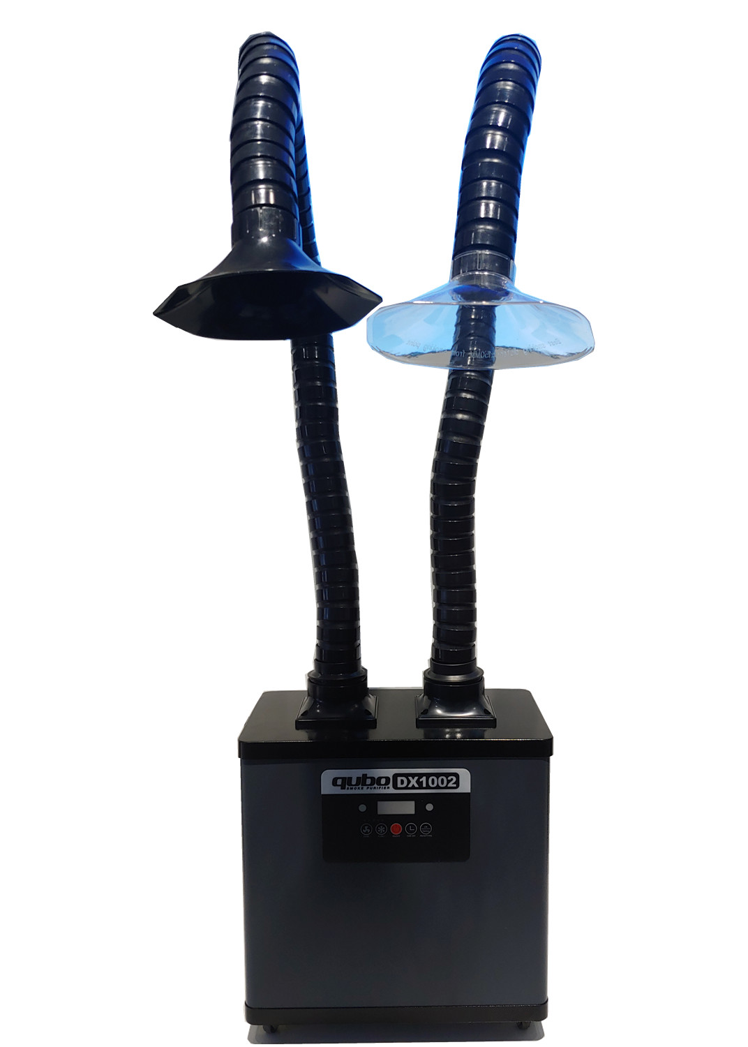 Double Suction Arms 200W Laboratory Fume Extractor Universal Wheels